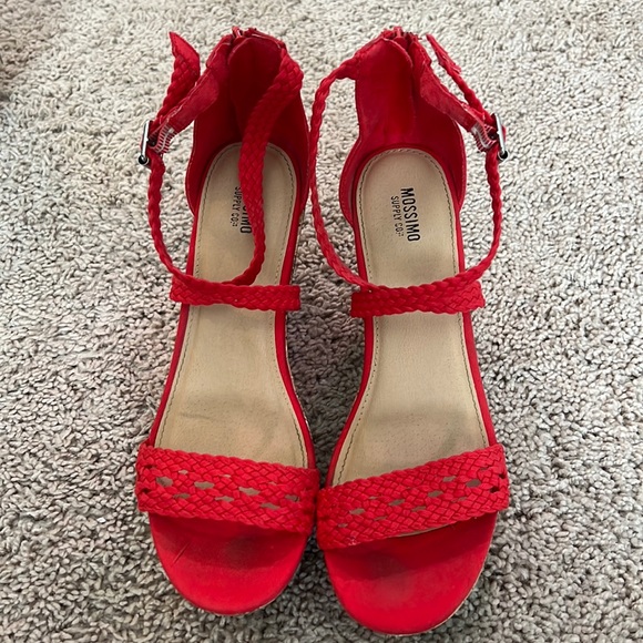 Mossimo Supply Co. | Shoes | Mossimo Coral Heels | Poshmark